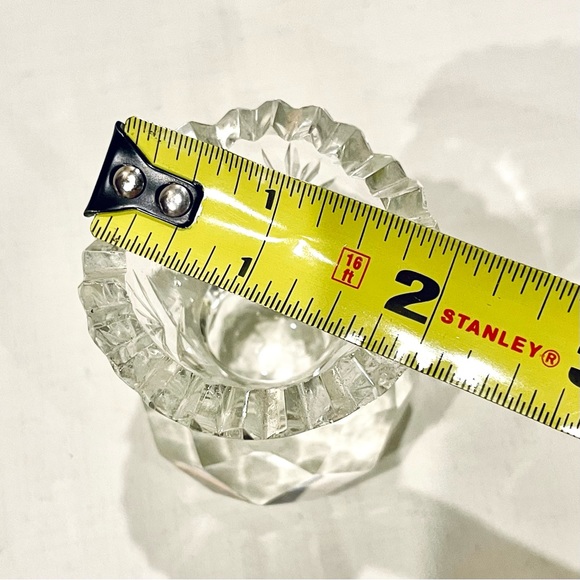 Dining | Vintage Small Hand Cut Crystal Toothpick Holder | Poshmark
